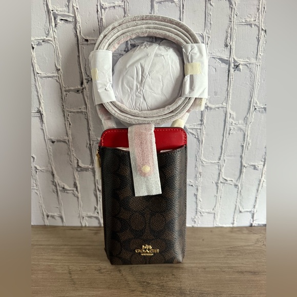 Coach | Bags | Coach Phone Crossbody Bag In Signature | Poshmark